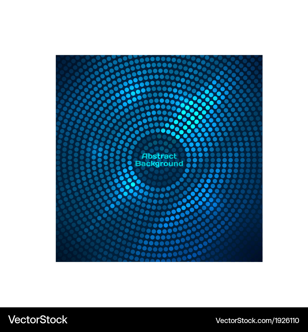 Abstract disco background with halftone Royalty Free Vector