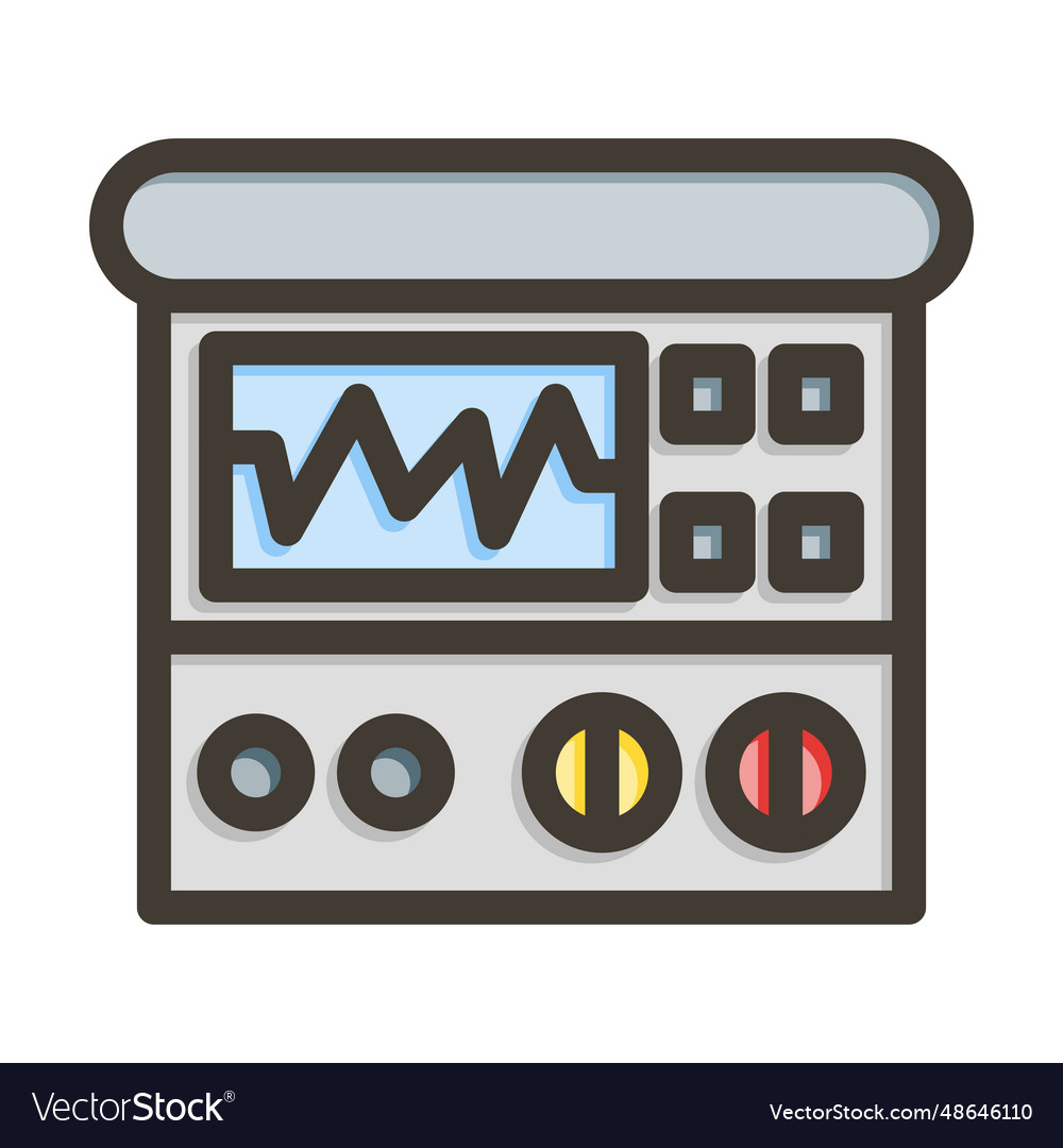 Analyzerthick line filled colors for personal Vector Image