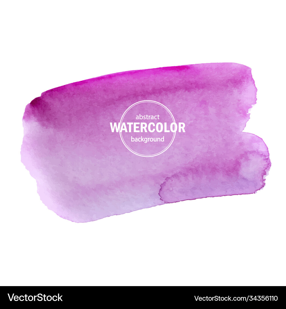 Beautiful pink watercolor texture Royalty Free Vector Image