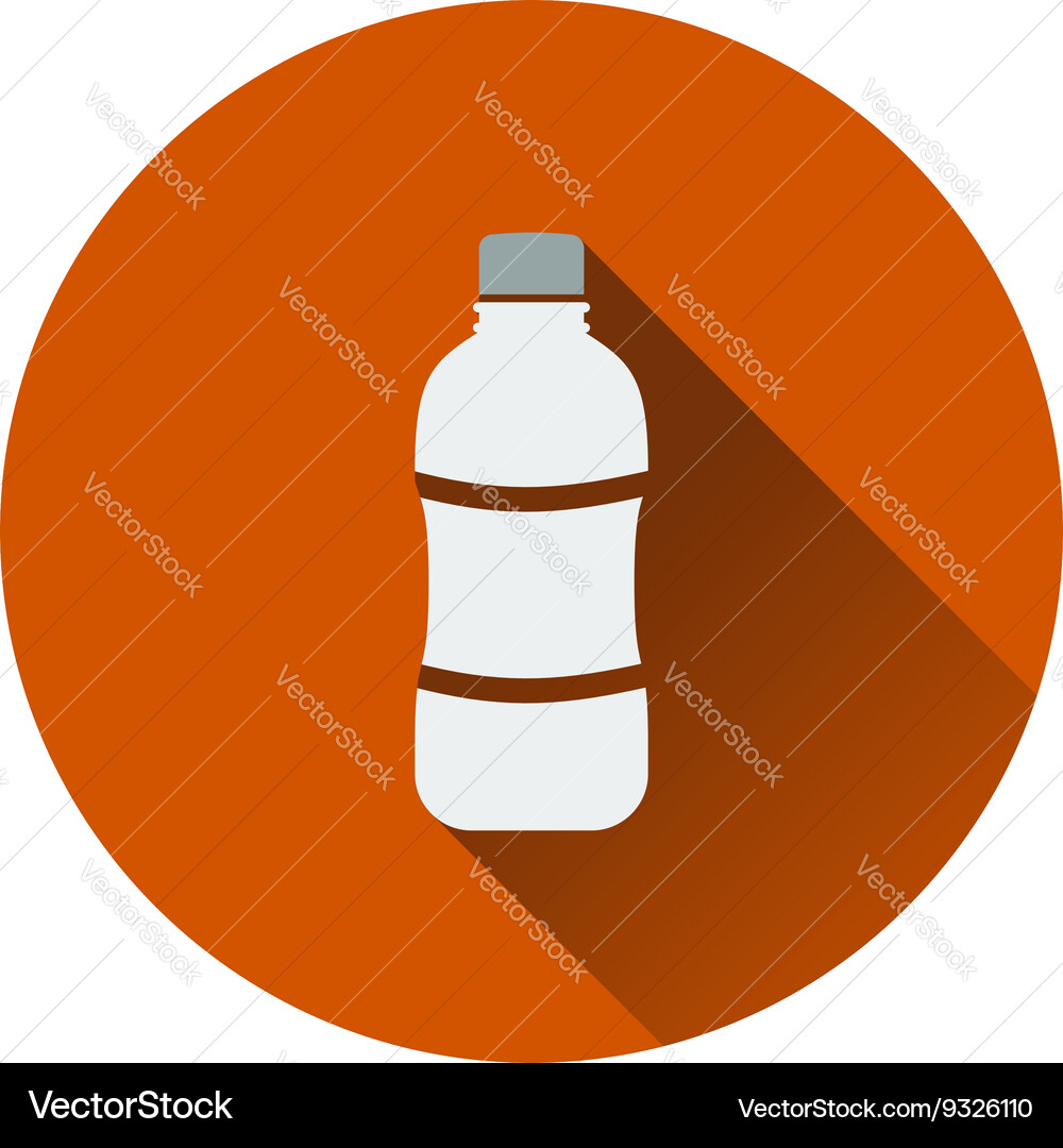 Icon of water bottle Royalty Free Vector Image