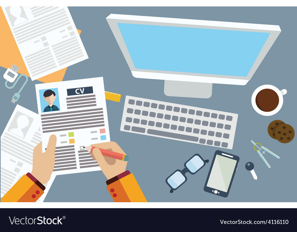 Office work Royalty Free Vector Image - VectorStock