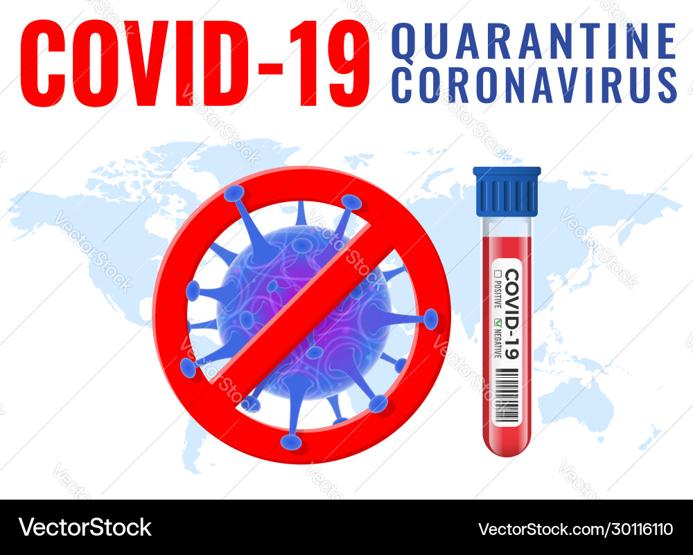 Stop 2019-ncov covid-19 coronavirus Royalty Free Vector
