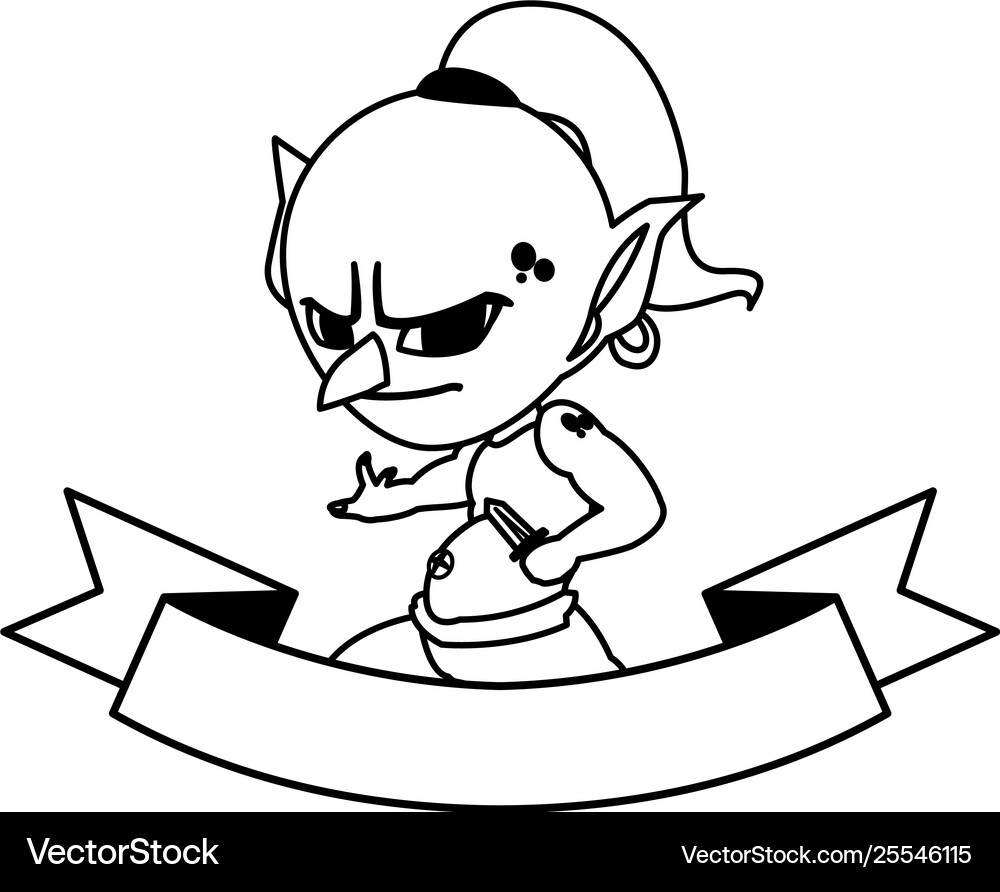 Beautiful magic fairy character Royalty Free Vector Image