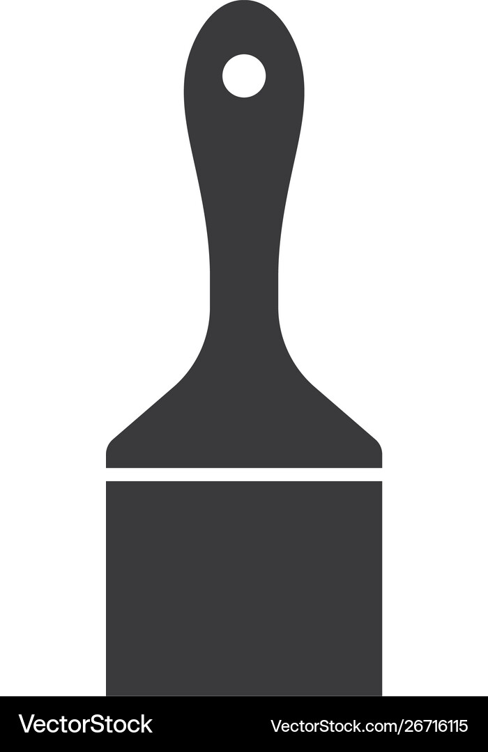 Color paint brush logo icon Royalty Free Vector Image