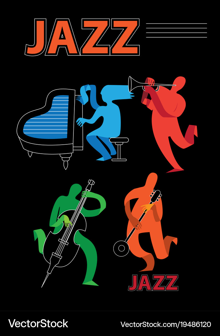 Jazz festival Royalty Free Vector Image - VectorStock