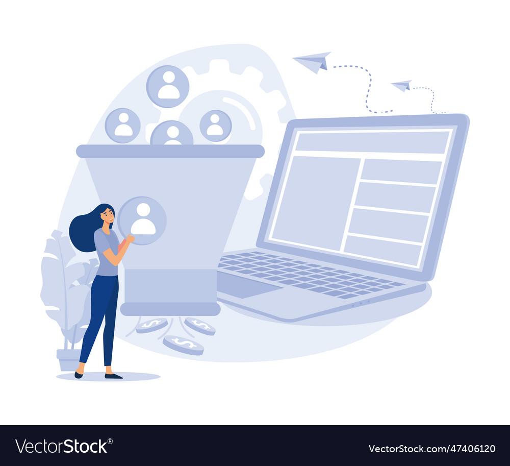 Marketing industry potential client targeting Vector Image Marketing industry potential client targeting Vector Image