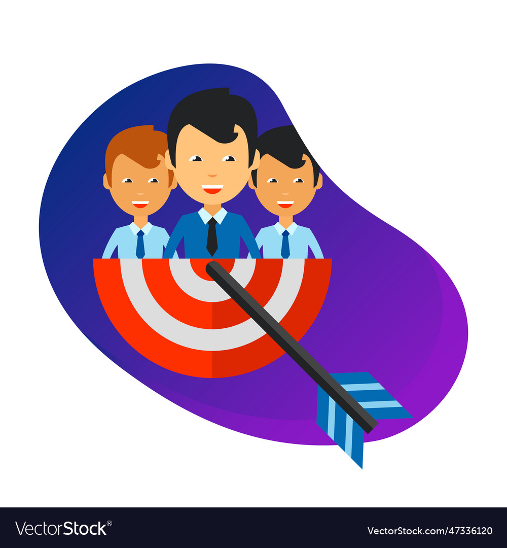 Target audience icon Royalty Free Vector Image
