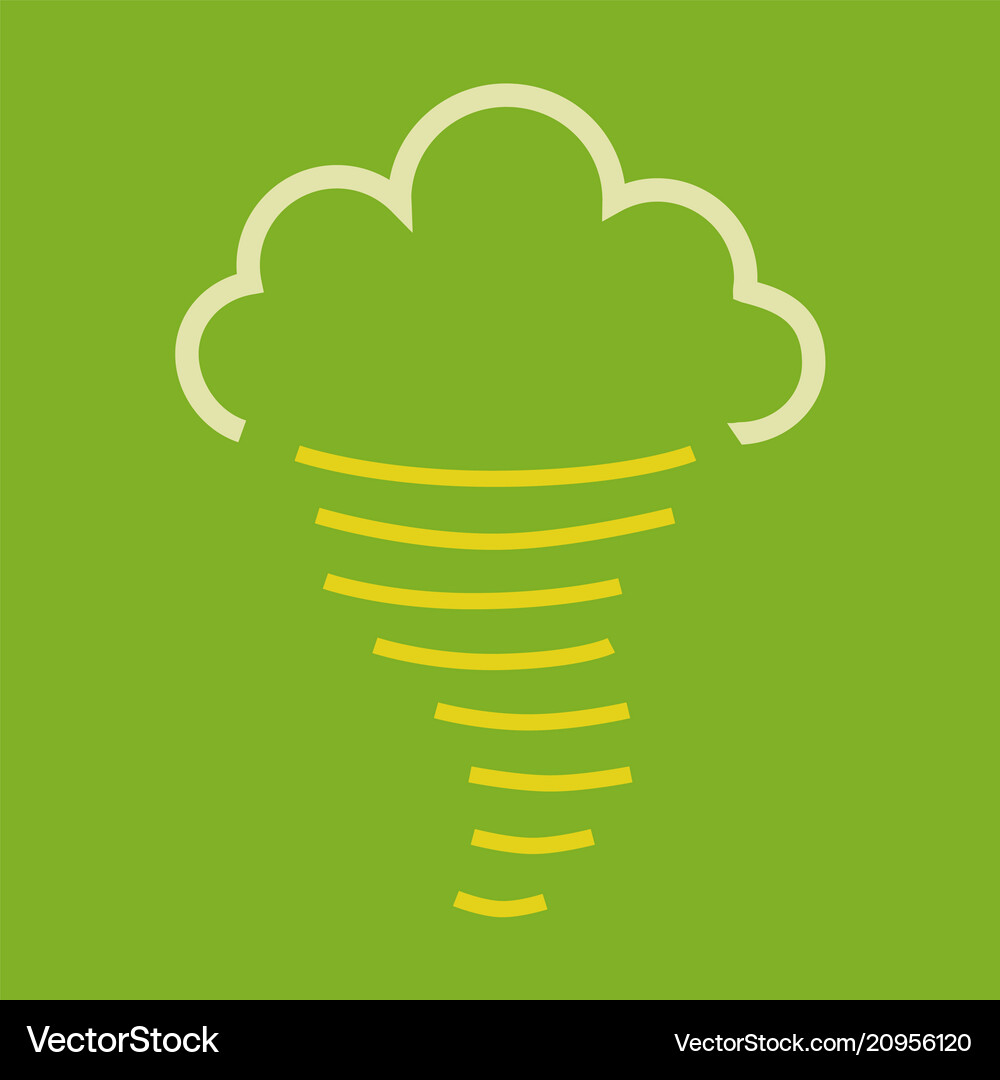 Tornado icon simple of icon for web fast Vector Image
