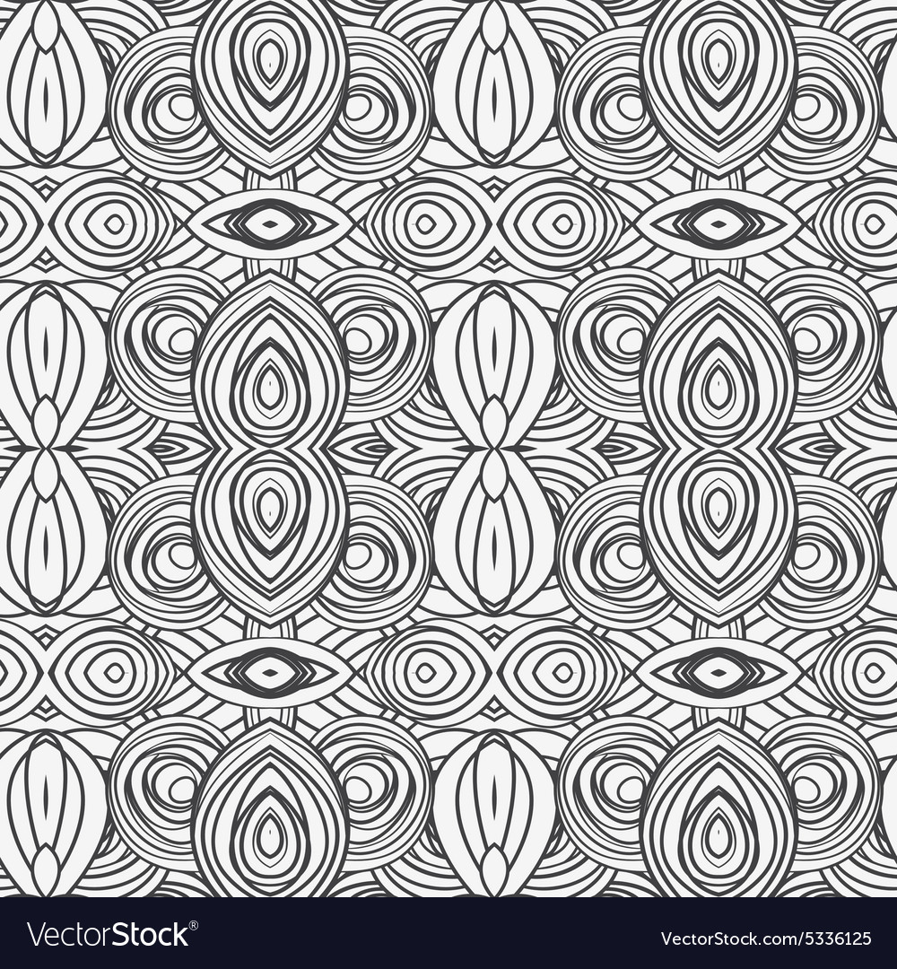 Abstract seamless ornament pattern Royalty Free Vector Image
