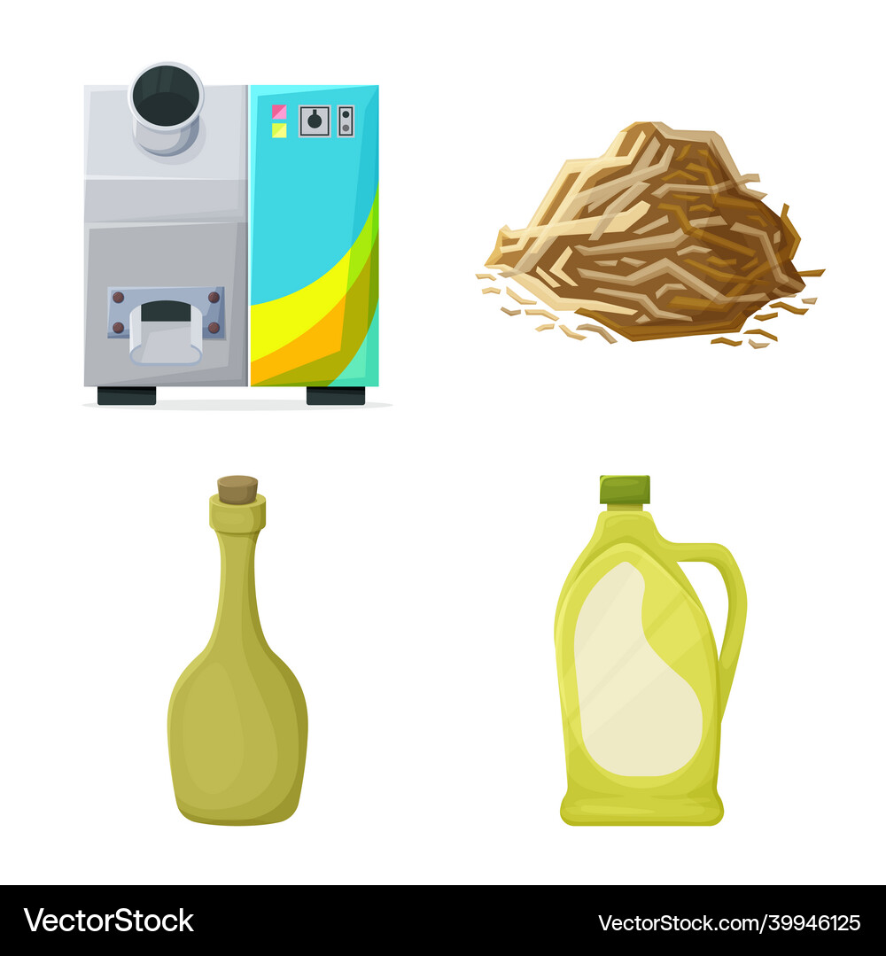 Natural and production logo Royalty Free Vector Image