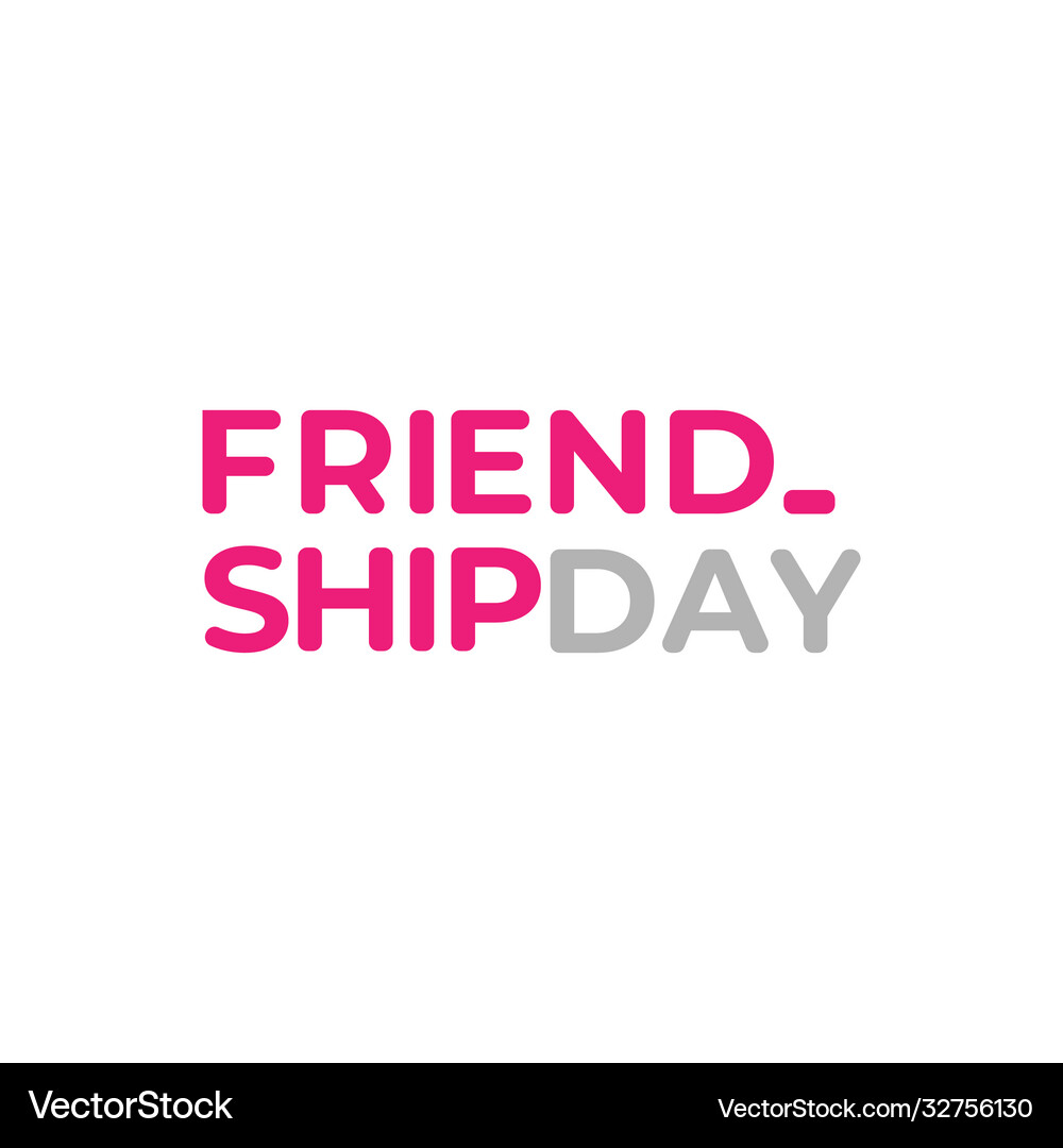 Design for celebrating friendship day Royalty Free Vector