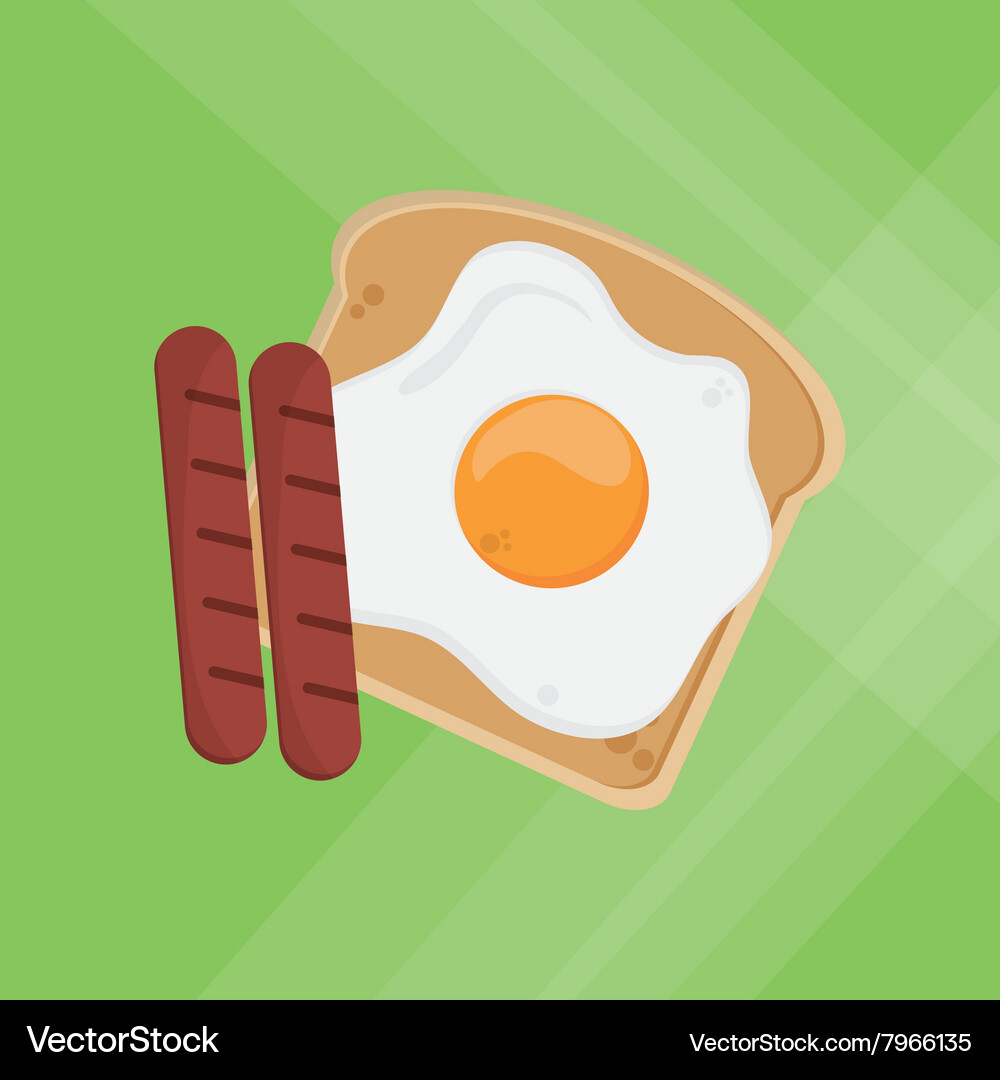 Breakfast icon design Royalty Free Vector Image