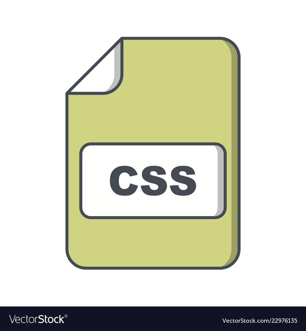 Css icon Royalty Free Vector Image - VectorStock