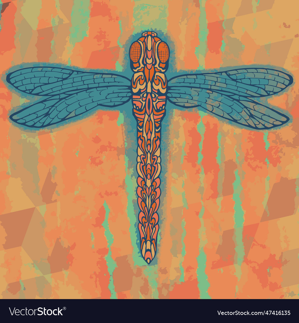 Dragonfly Royalty Free Vector Image Vectorstock