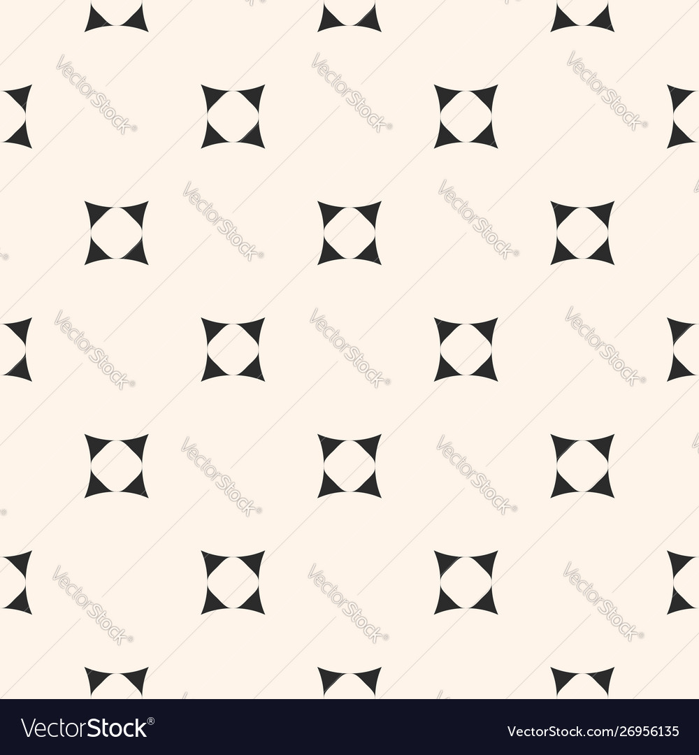 Tiny geometric minimalist seamless pattern Vector Image