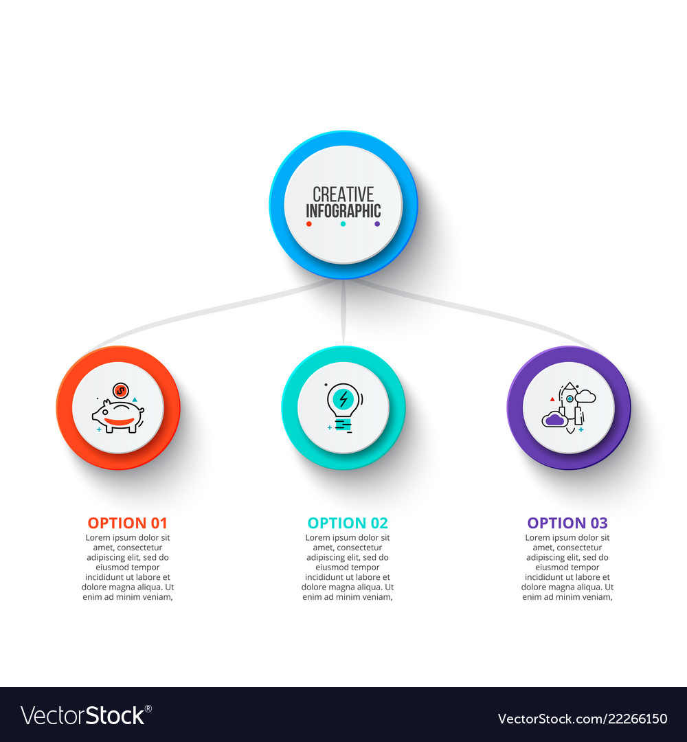 Business data visualization abstract elements Vector Image