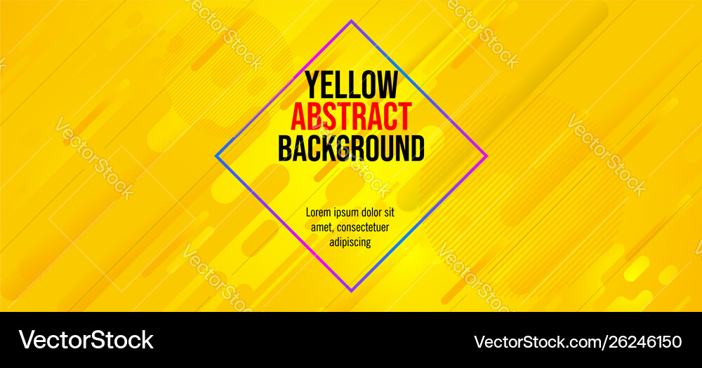 Modern banner fun color-04 Royalty Free Vector Image