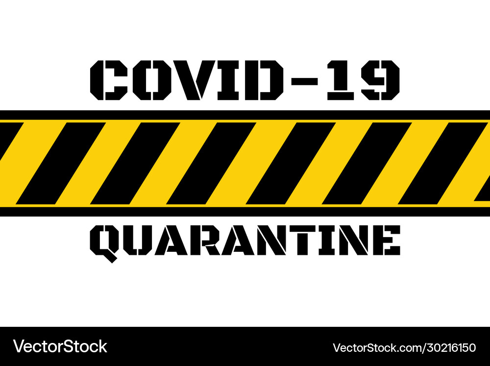 Self quarantine and social distancing concept Vector Image