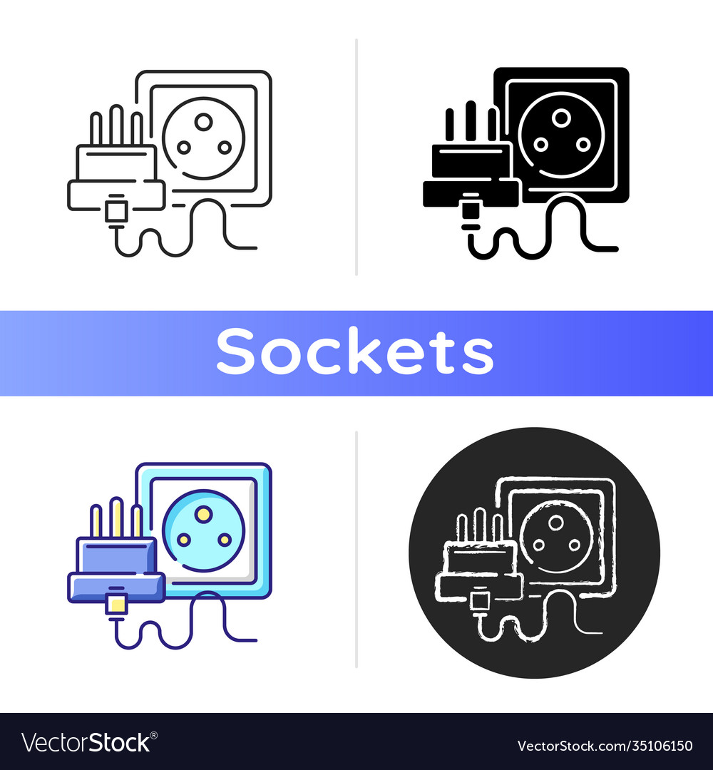 Socket icon Royalty Free Vector Image - VectorStock