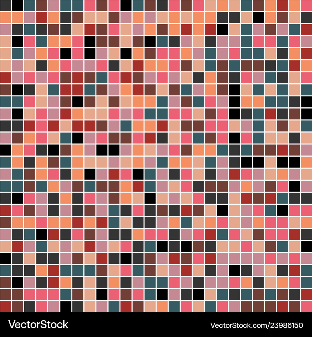 Square mosaic color palette combo harmony Vector Image