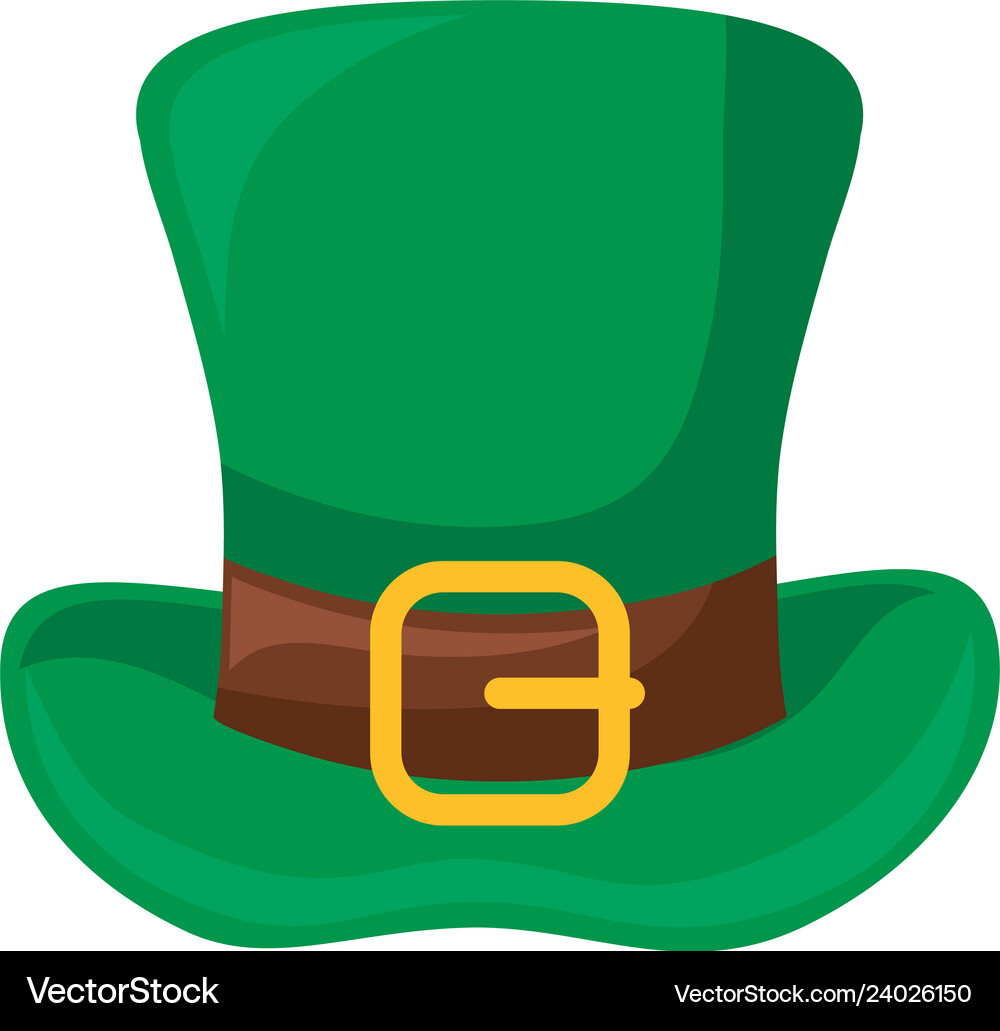 St patricks leprechaun hat Royalty Free Vector Image