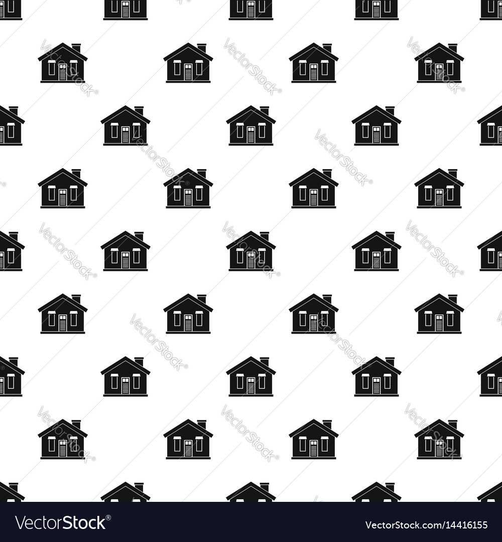 House pattern Royalty Free Vector Image - VectorStock