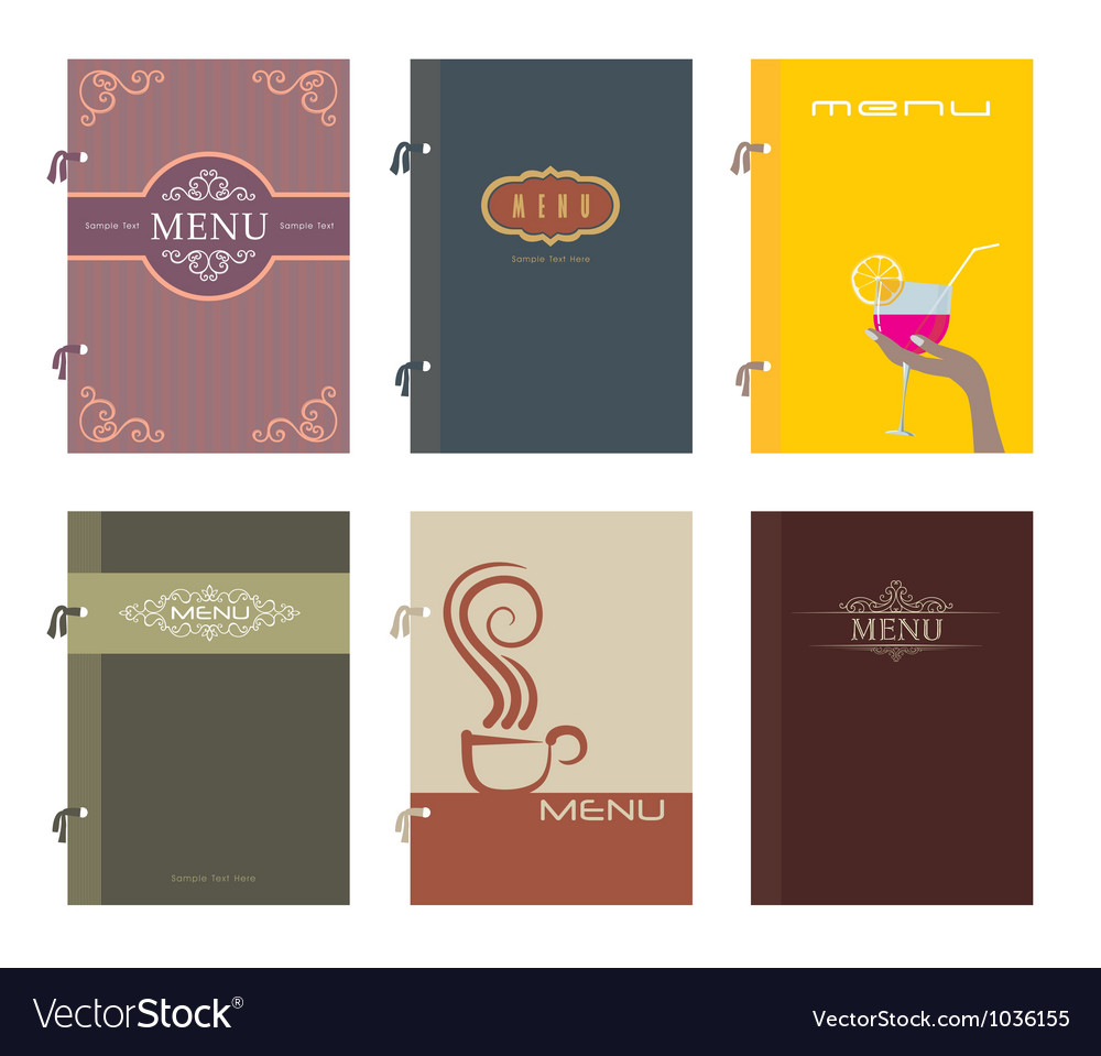 Restaurant menu Royalty Free Vector Image - VectorStock