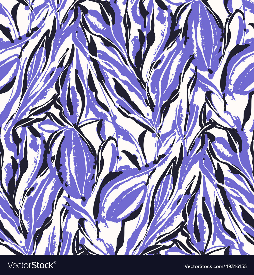 Seamless pattern with a simple abstract drawing Vector Image