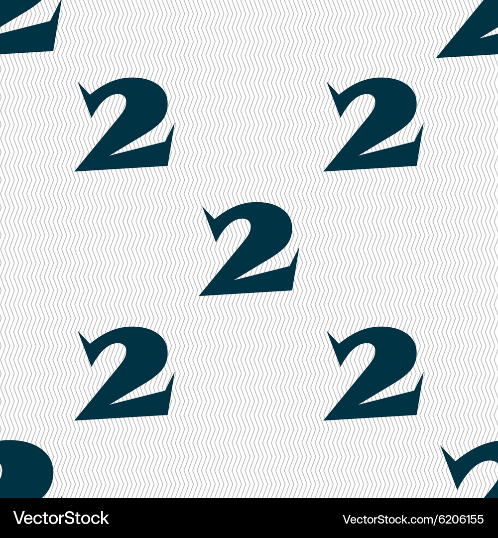 Second place award sign winner symbol step two Vector Image