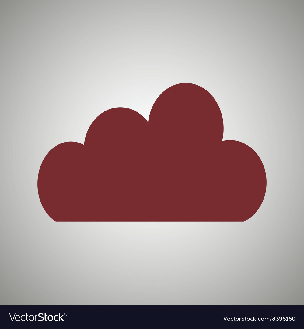 Cloud icon design Royalty Free Vector Image - VectorStock
