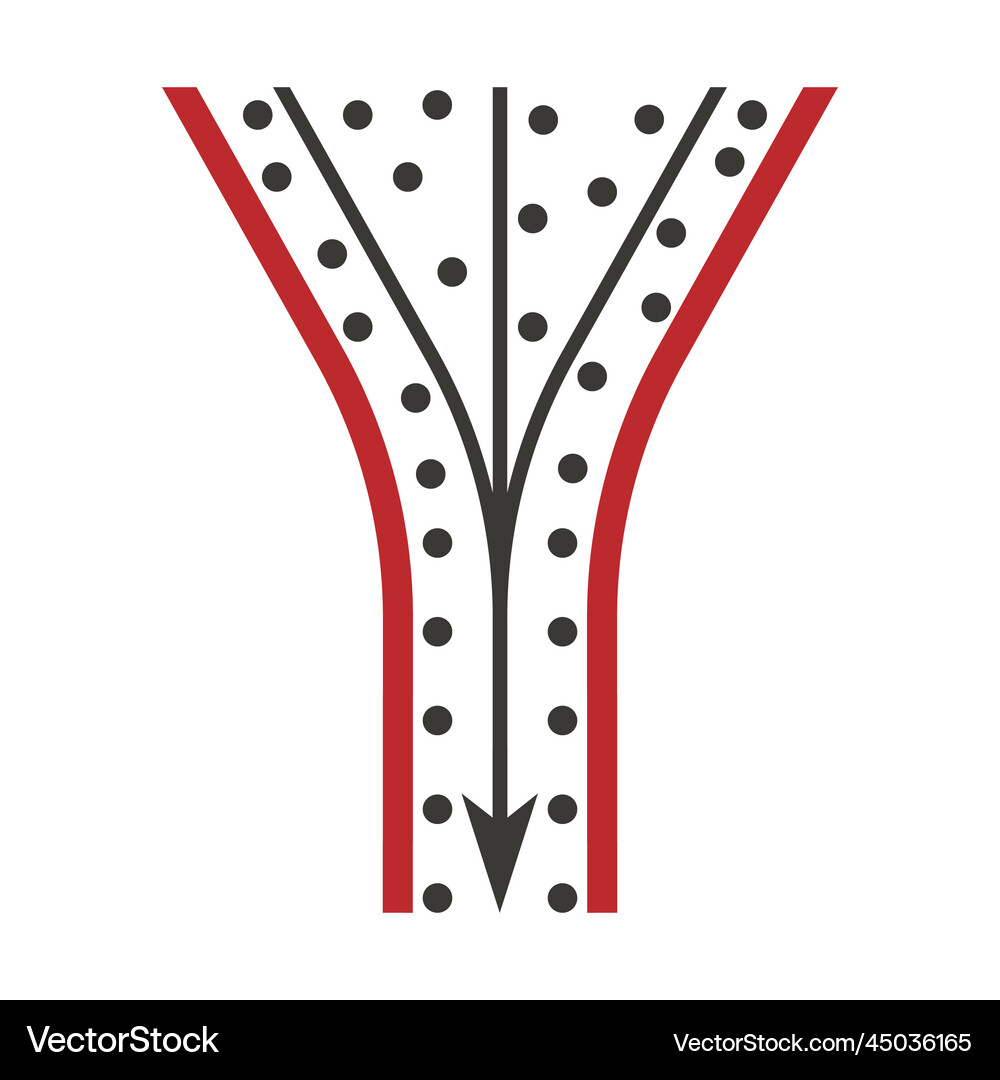 Icon rate conversion flow sales campaign course Vector Image