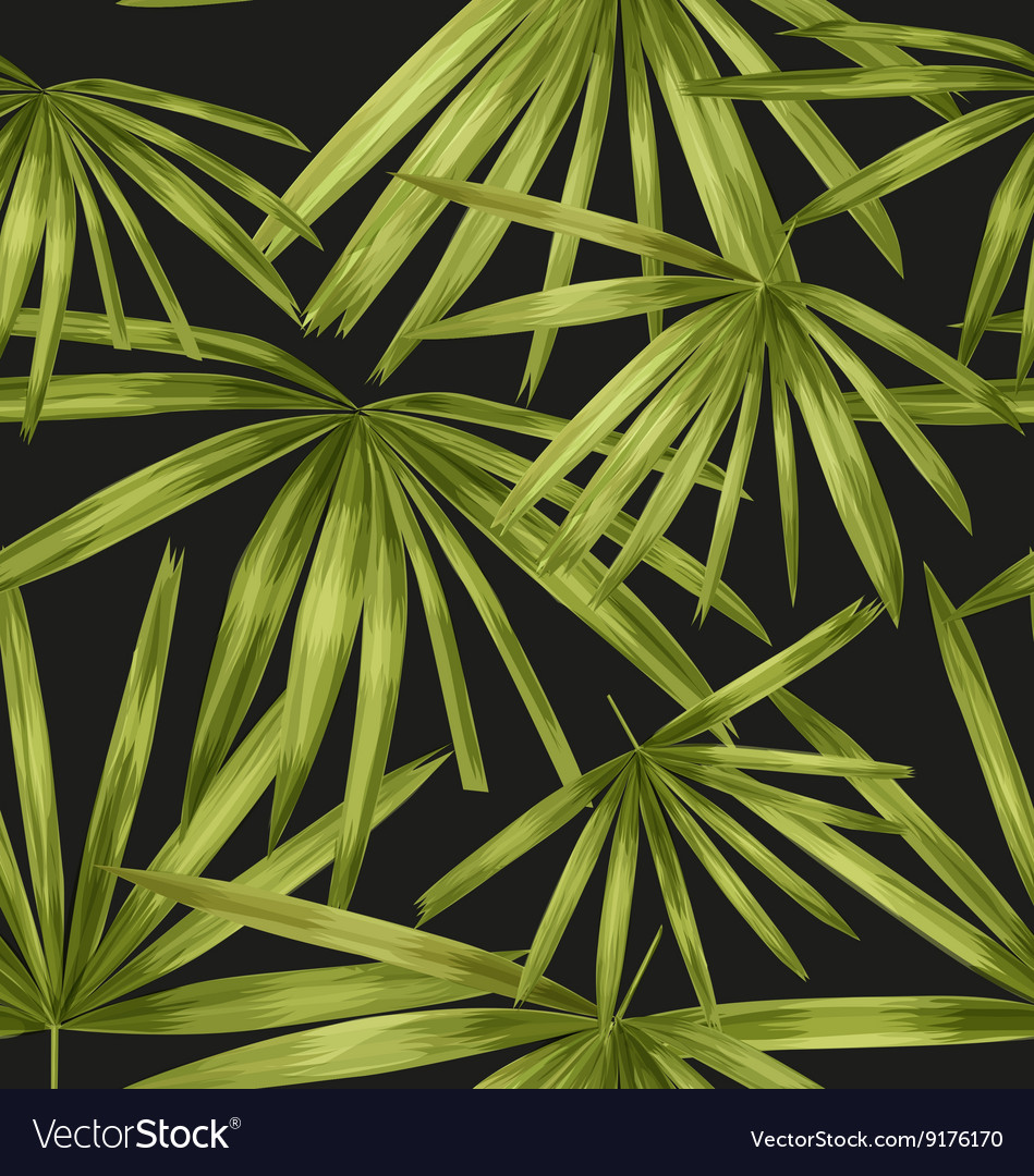 Tropical leaf pattern Royalty Free Vector Image