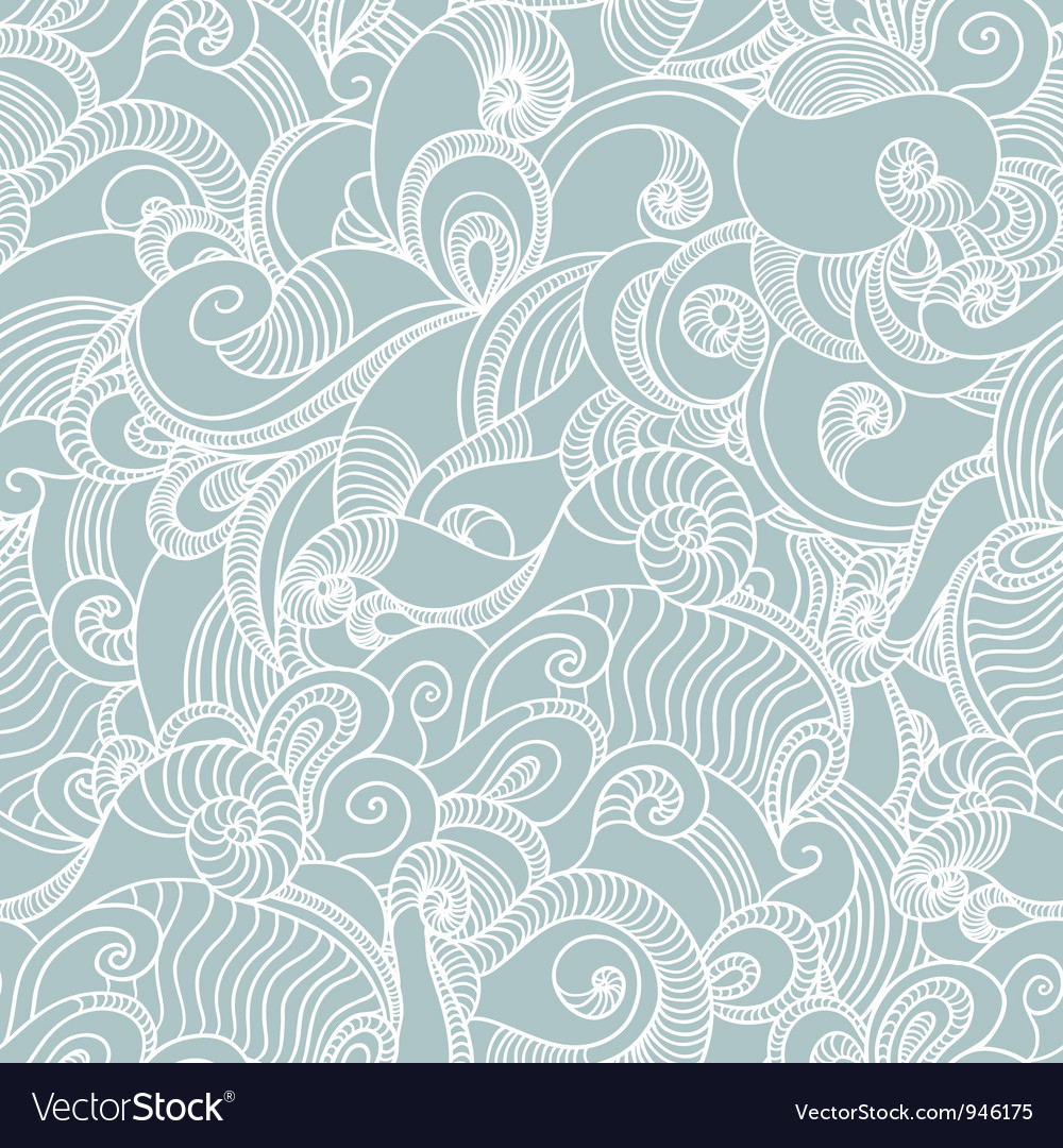 Seamless wave pattern Royalty Free Vector Image