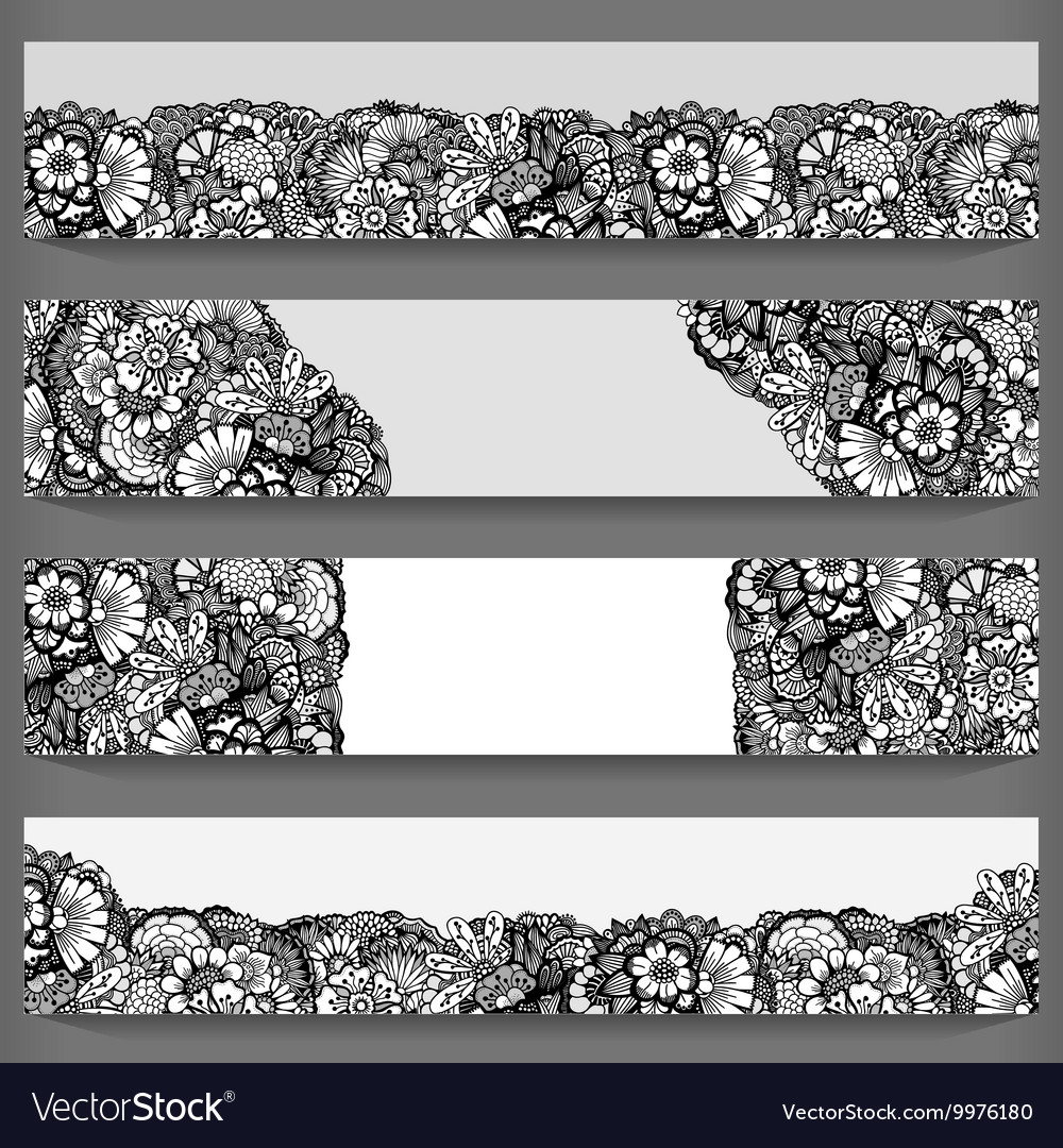 Flower pattern card Royalty Free Vector Image - VectorStock