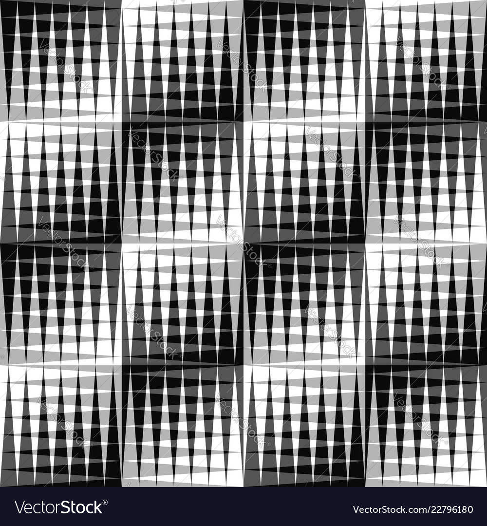 Overlapping triangles seamless patterns editable Vector Image