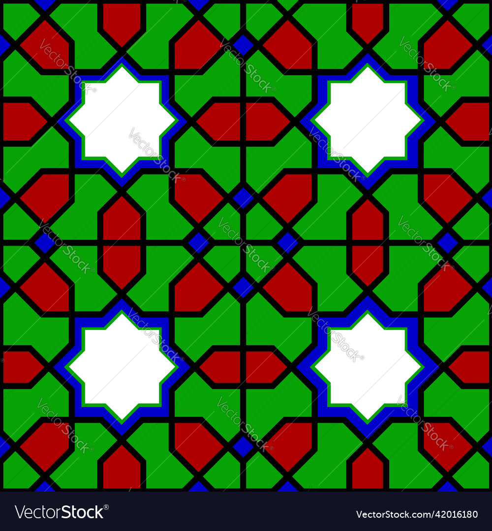 Simple seamless background islamic pattern Vector Image