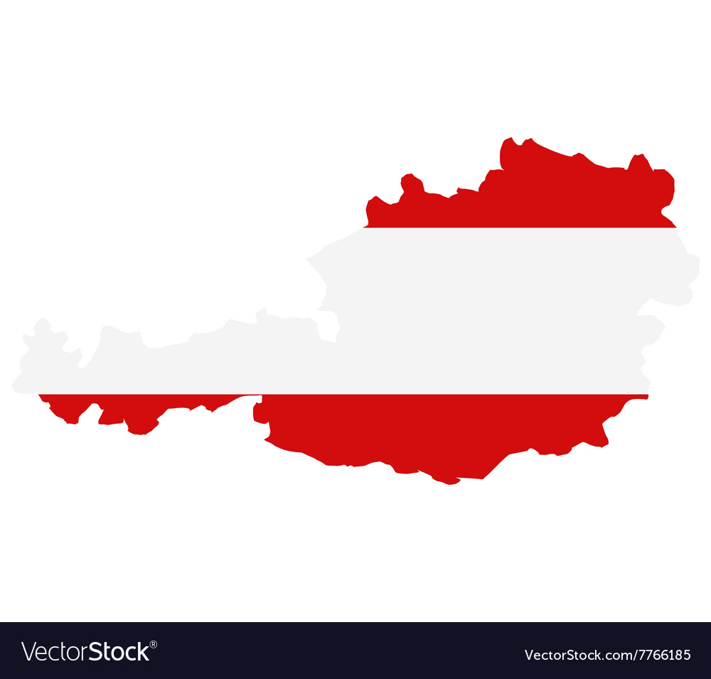 Map austria Royalty Free Vector Image - VectorStock