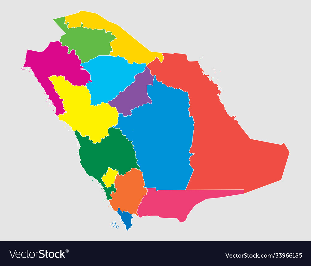 Map saudi arabia asia country background Vector Image