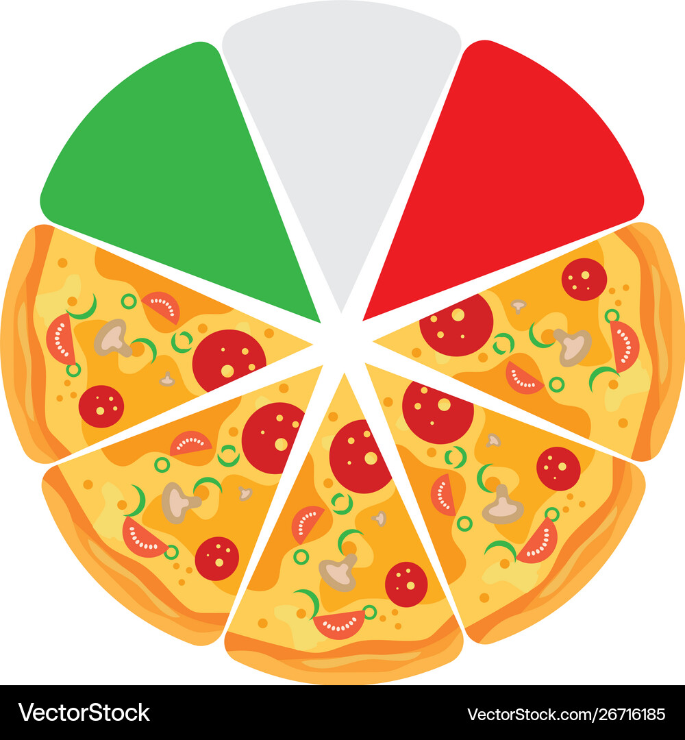 Pizza icon logo Royalty Free Vector Image - VectorStock