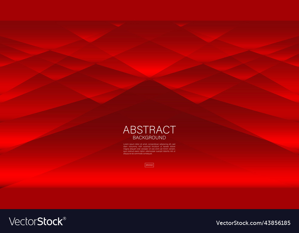 Red abstract background polygon geometric Vector Image
