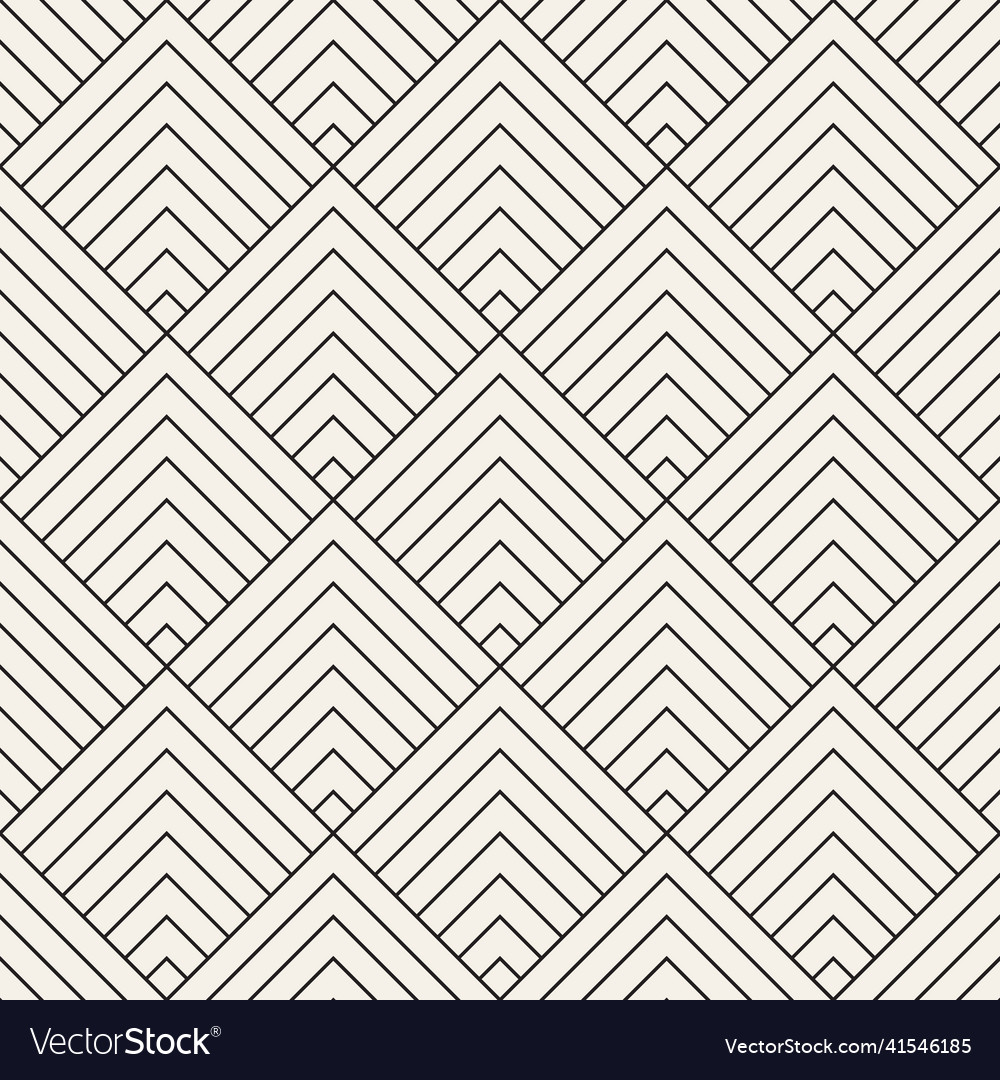 Seamless pattern repeating geometric elements Vector Image