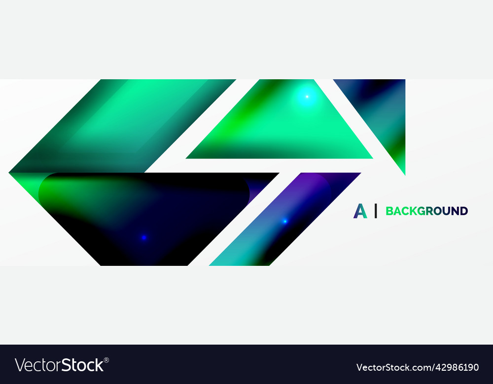 Abstract background simple color geometric shapes Vector Image