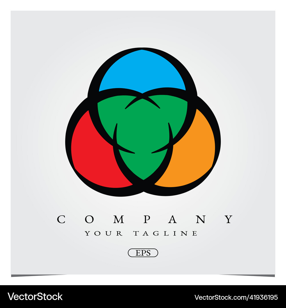 Abstract company logo design logo element premium Vector Image