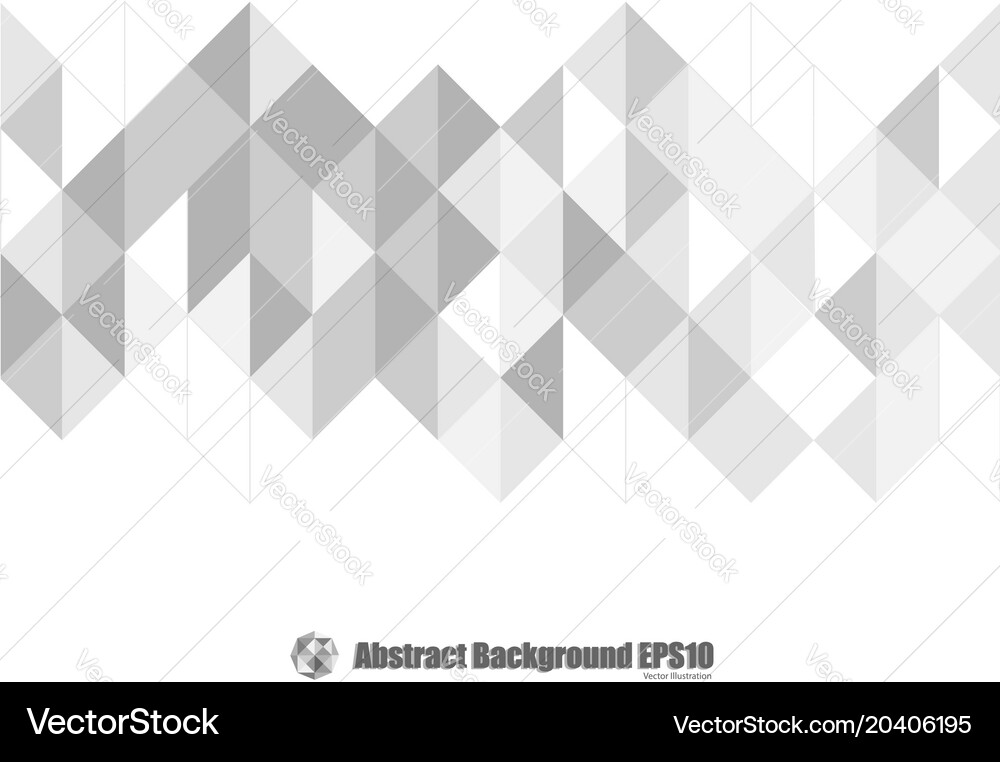 Abstract gray geometric background Royalty Free Vector Image