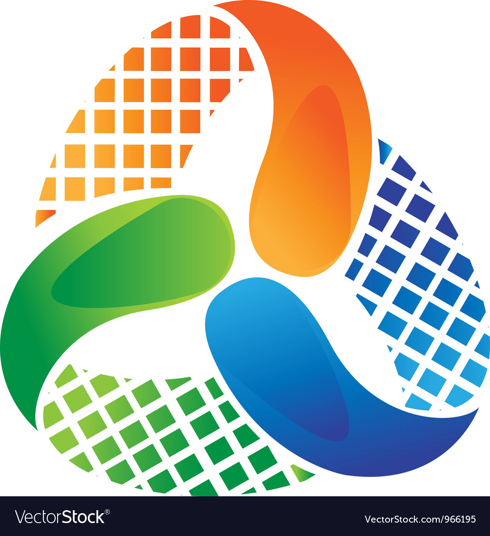 Abstract logo design Royalty Free Vector Image