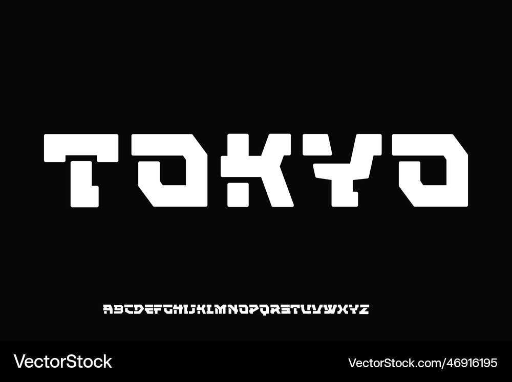 Display font design suitable for headline poster Vector Image