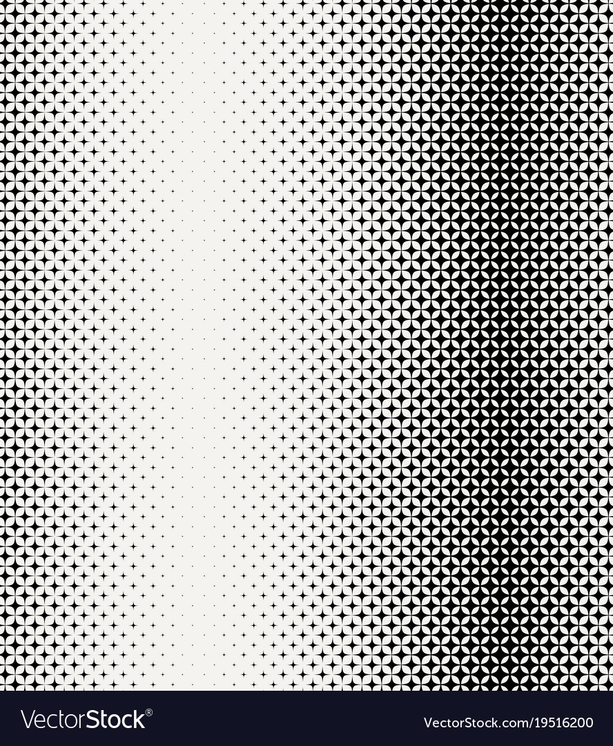 Seamless monochrome star pattern Royalty Free Vector Image