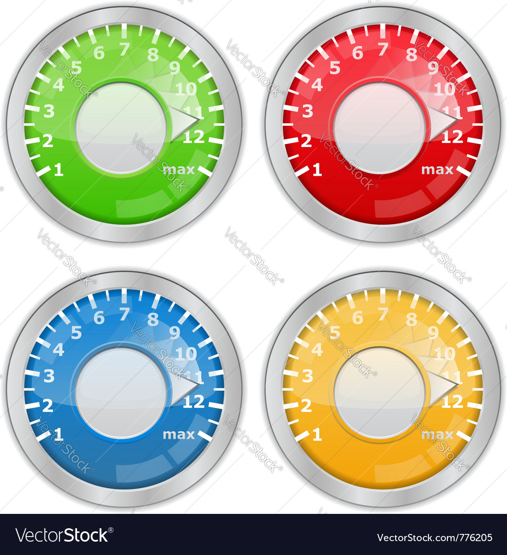 Knobs Royalty Free Vector Image - VectorStock