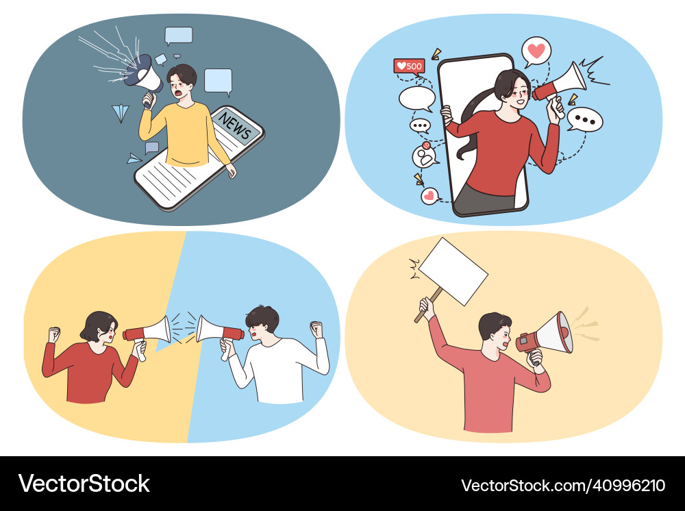 Online and offline advertisement promotion concept