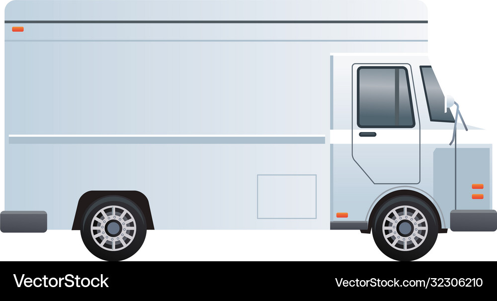 Van vehicle branding isolated icon Royalty Free Vector Image